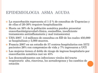 ASMA AGUDO EN EMERGENCIA | PDF