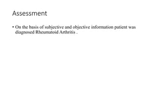 Rheumatoid arthritis......pptx