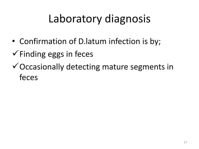 D. Latum tapeworm that can infect humans and | PDF