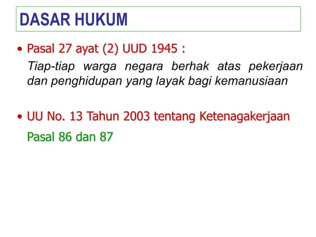02. UU No.I tahun 70 Keselamatan Kerja.ppt