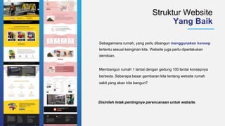 Merencanakan Struktur Website Yang Baik Untuk Pemula | PPT