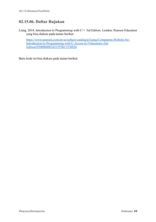 02.15. Jarak Dua Titik Dalam Diagram Cartesius Menggunakan Bahasa ...