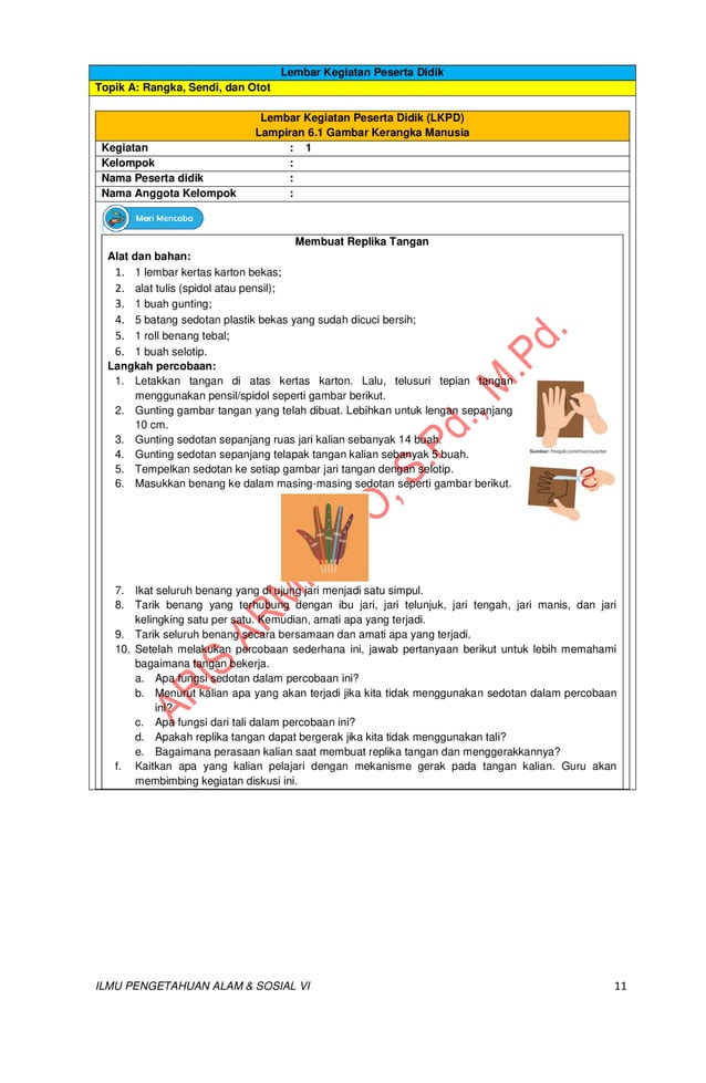 MODUL AJAR IPAS KELAS 6 KURIKULUM MERDEKA | PDF