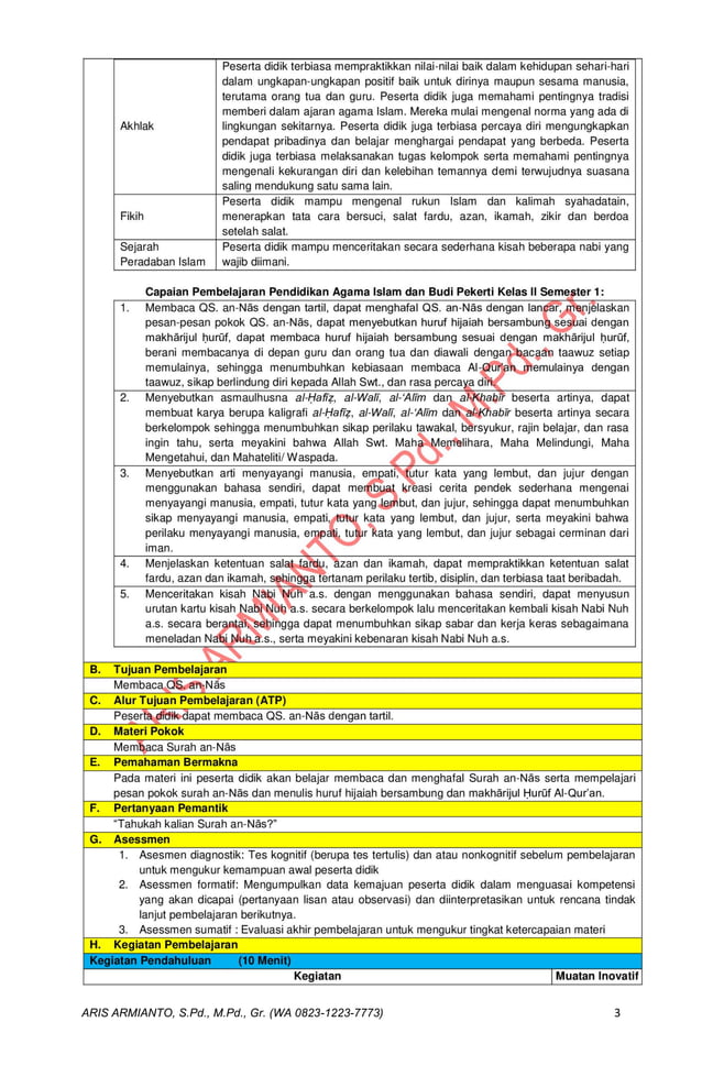 MODUL AJAR PENDIDIKAN AGAMA ISLAM & BUDI PEKERTI (PAIBP) KELAS 3.pdf