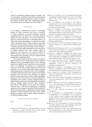 effect of springback in sheet metal bending | PDF