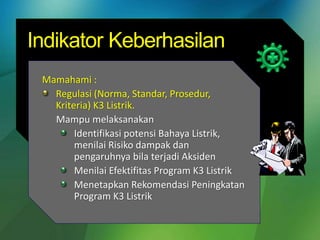 MATERI PELATIHAN UNTUK K3 LISTRIK OK .ppt