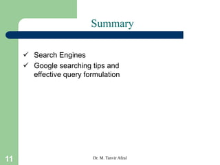 02. Search Engines.ppt of Computer Science | PPT
