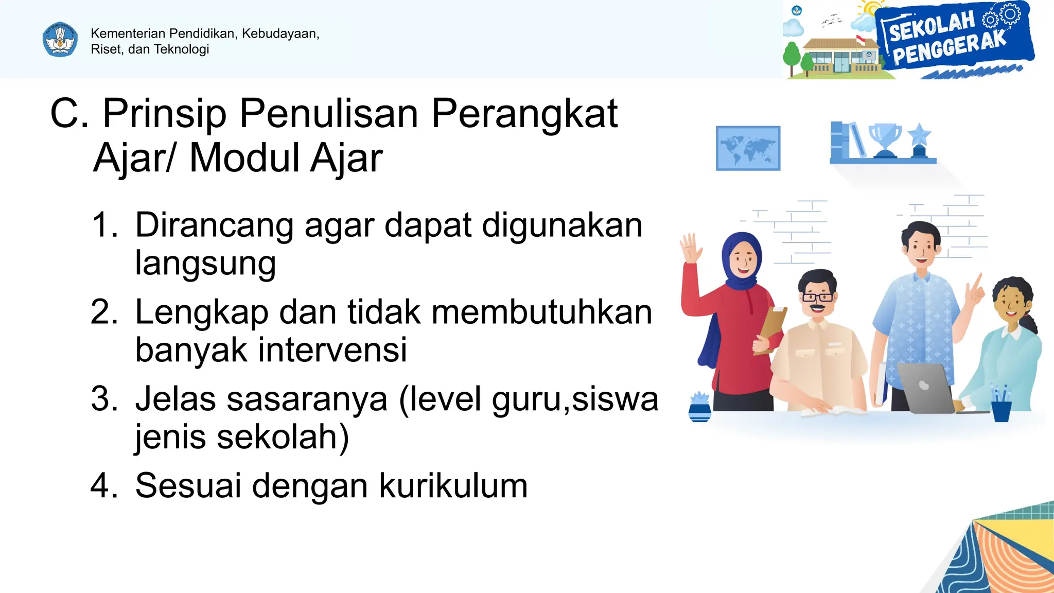 penyusunan modul ajar untuk tingkat SMP untuk kurikulum merdeka | PPTX