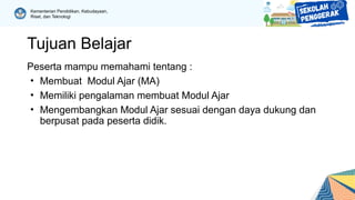 penyusunan modul ajar untuk tingkat SMP untuk kurikulum merdeka | PPTX