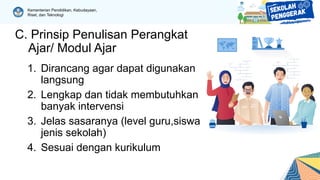 penyusunan modul ajar untuk tingkat SMP untuk kurikulum merdeka | PPTX