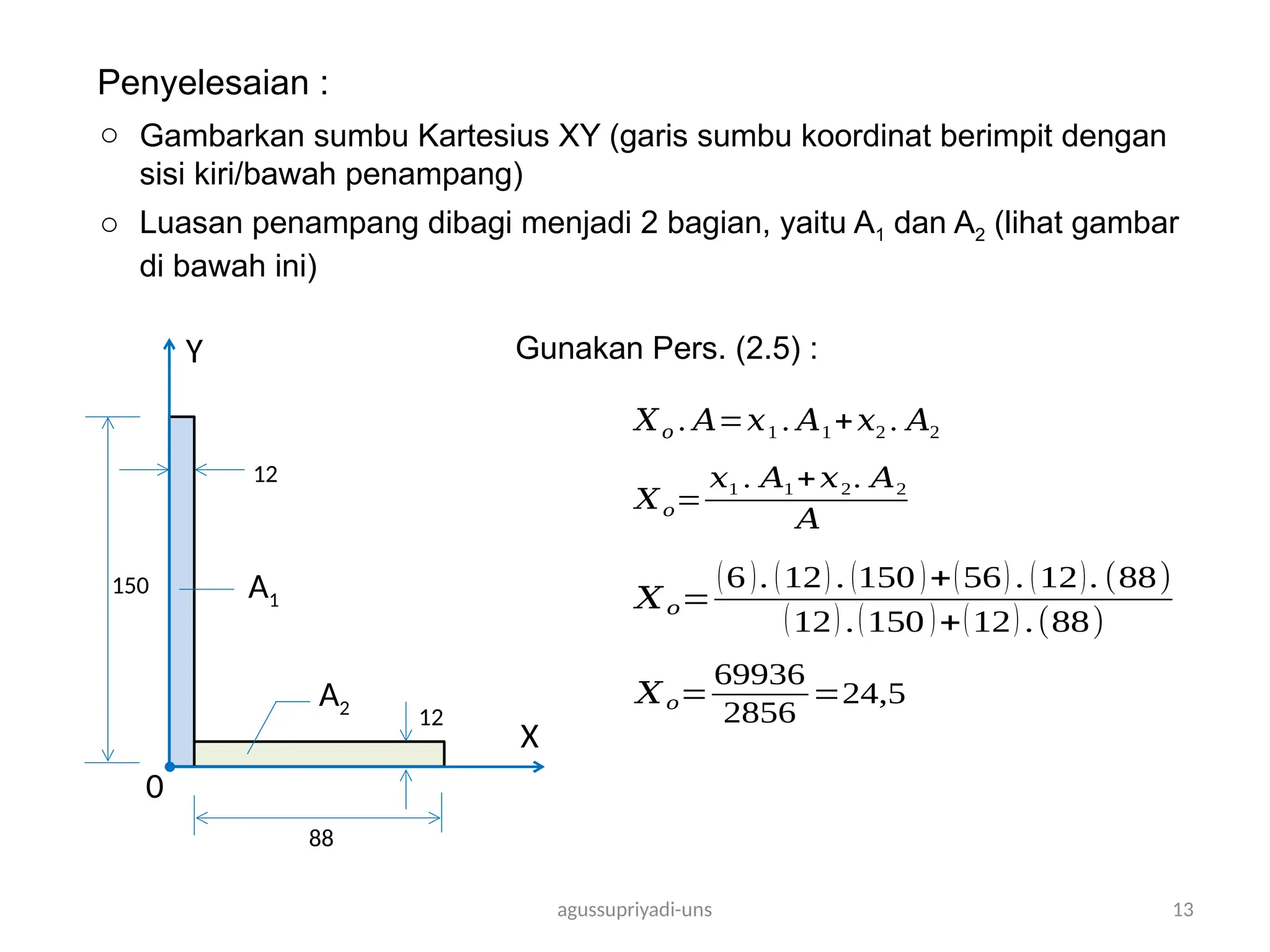 02.1 Sifat Penampang - Titik Berat mekanika bahan.pptx