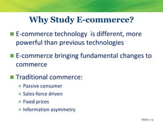 Chapter 01: Introduction to E-commerce or E-business | PDF