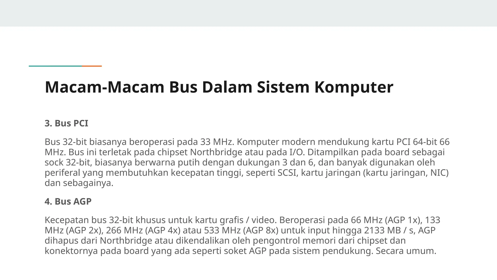 02. Sistem Bus pada arsitektur komputer deh | PPTX