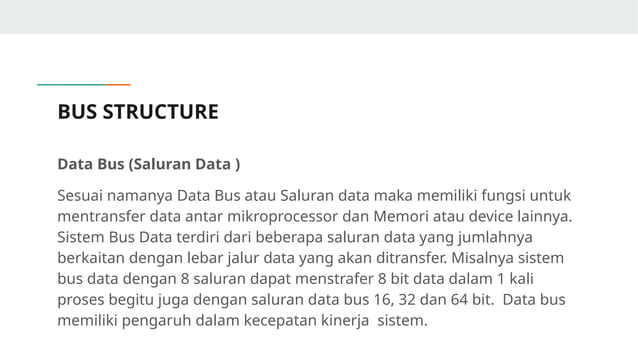 02. Sistem Bus pada arsitektur komputer deh | PPT