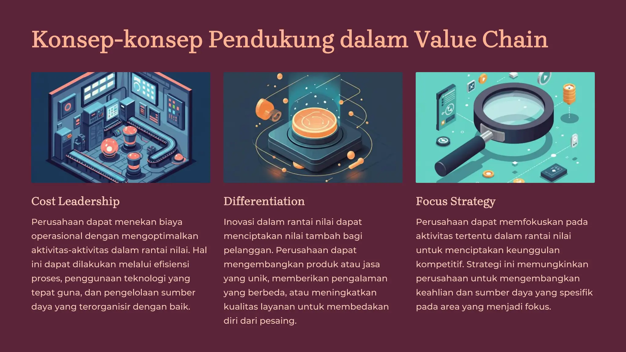 Konsep Value Chain Model untuk mahasiswa | PDF