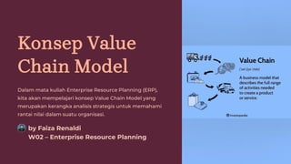 Konsep Value Chain Model untuk mahasiswa | PDF
