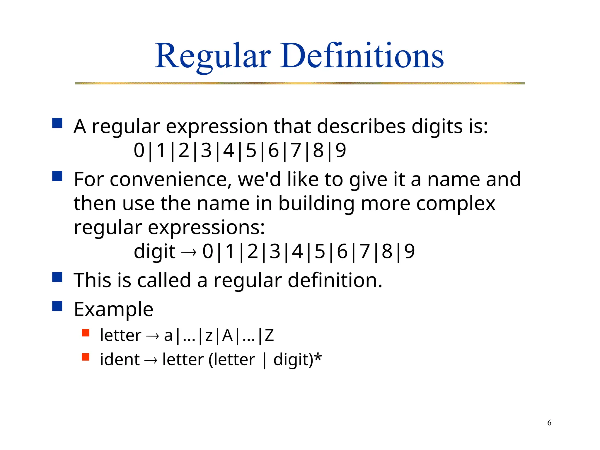 Compiler Construction Chapter number 2 slides | PPT