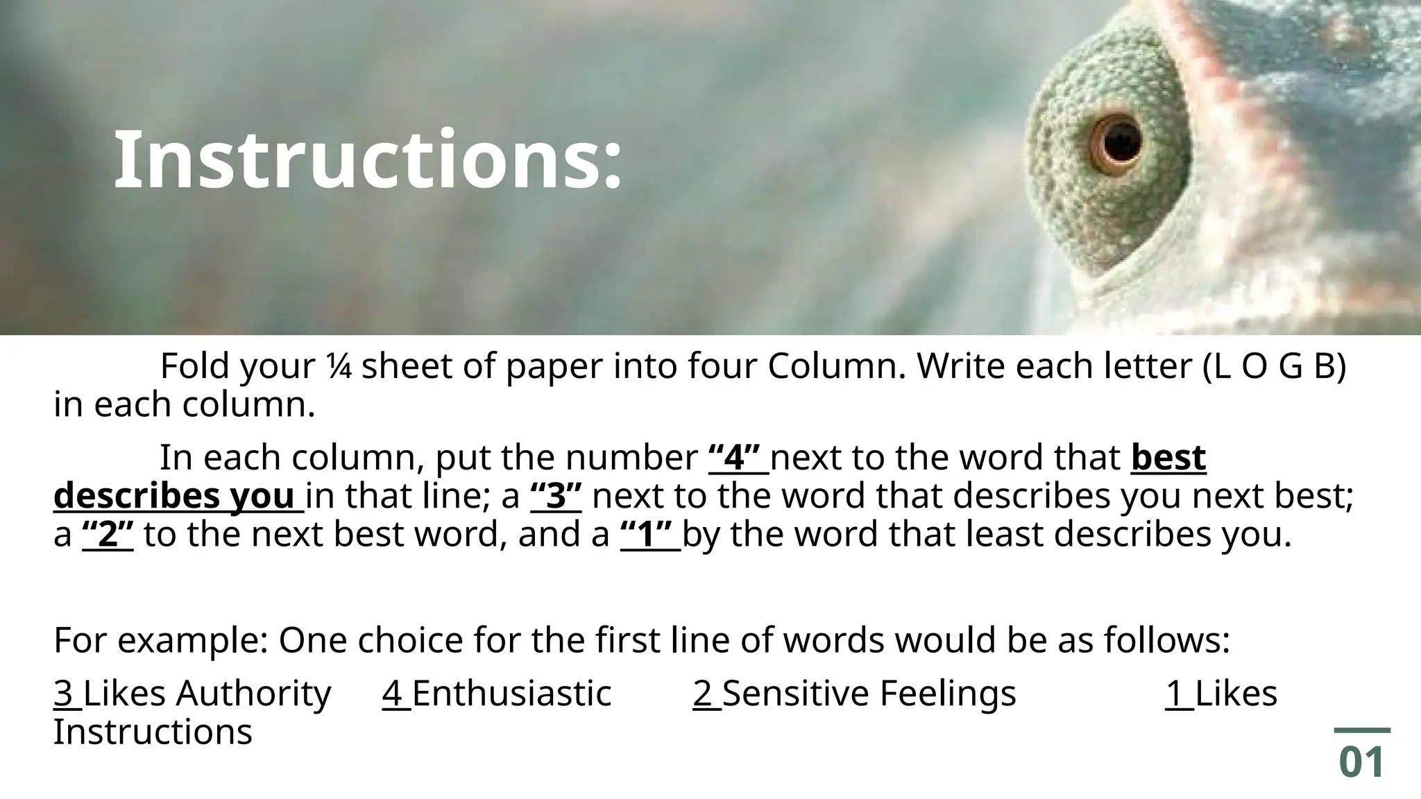 02. 5min. Personality Test (LOGB).phvgptx | PPT