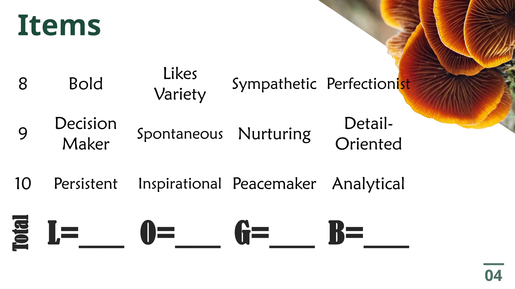 02. 5min. Personality Test (LOGB).phvgptx | PPT