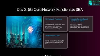 5G Core Deep Dive Training by TelcoLearn | PPT