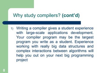 Introduction to compiler construction lecture 1 | PPT