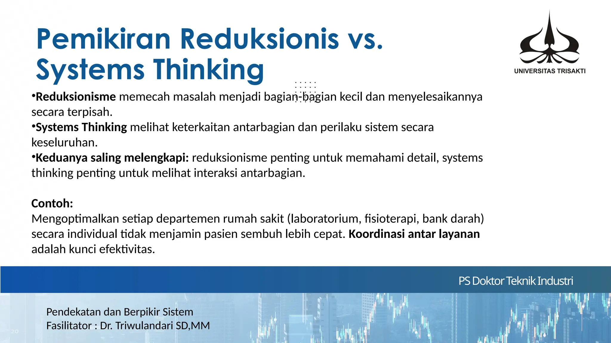 presentasi untuk pendekatan dan berpikir system | PPTX