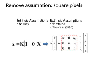 Comprehensive Overview of Projective Geometry and Camera Models in ...