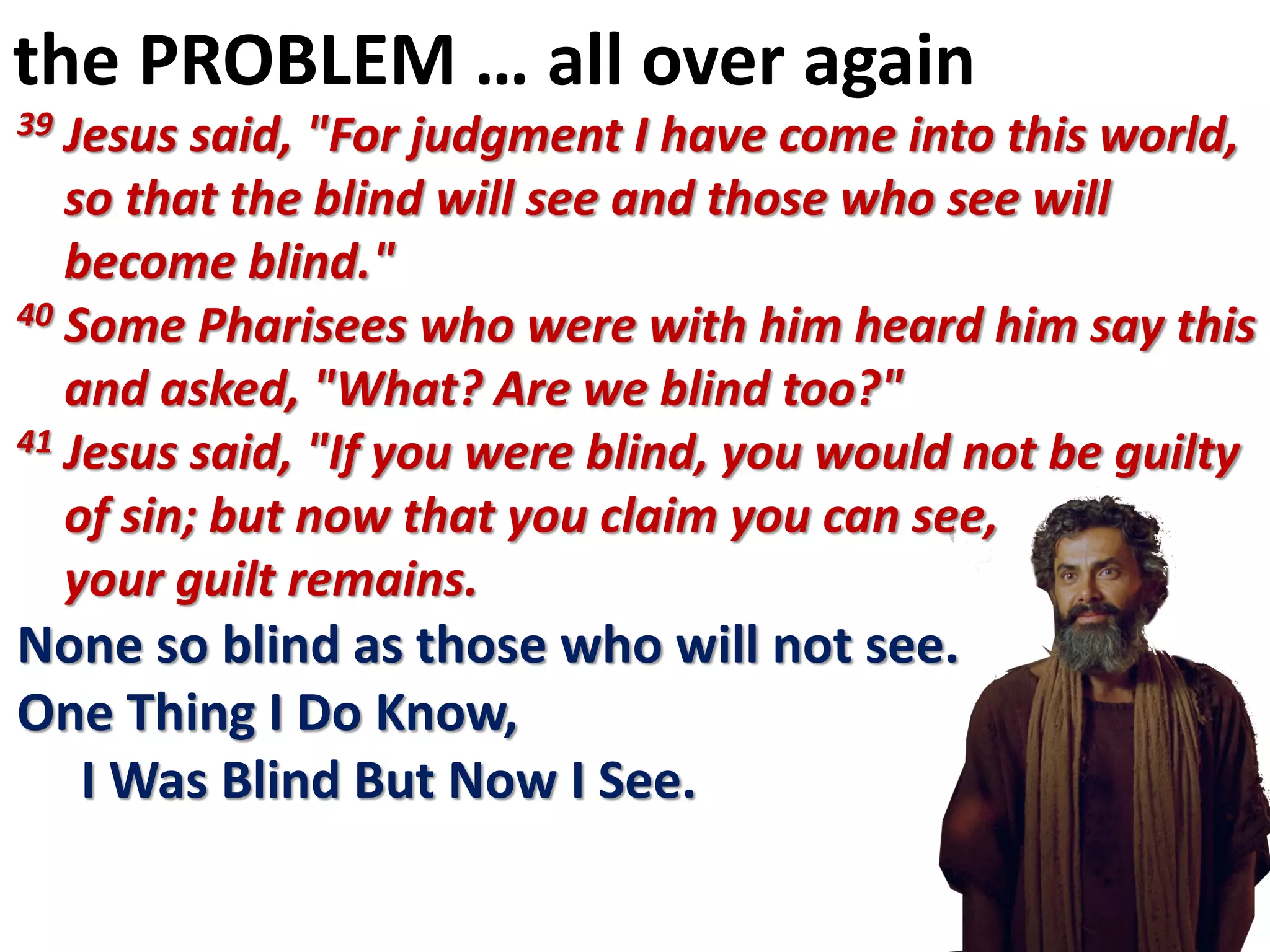 02 28 jesus & the man born blind john 9 | PDF