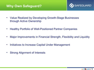Safeguard Scientifics Q4 and FY'11 Results Presentation | PPT