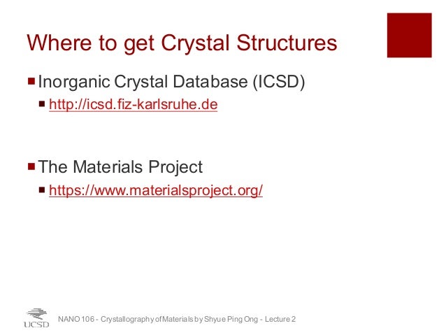 Inorganic Crystal Structure Database - sharawheel