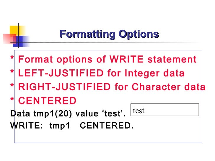 List Processing in ABAP
