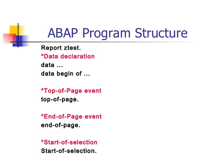 List Processing in ABAP List Processing in ABAP