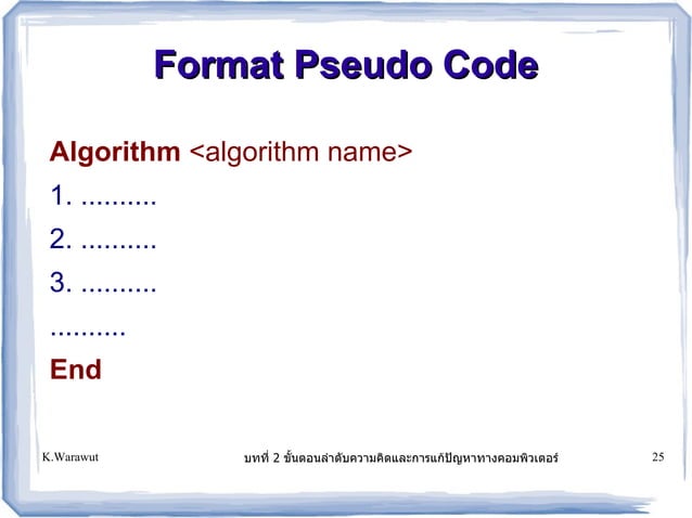 Algorithm Flowchart | PPT