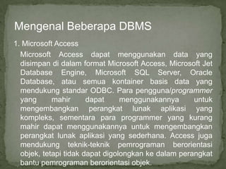 DBMS (Database Management System) | PPTX