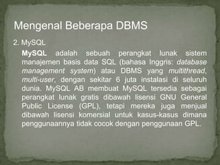 DBMS (Database Management System) | PPTX