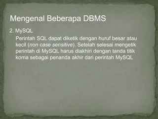 DBMS (Database Management System) | PPTX