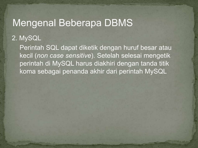 DBMS (Database Management System) | PPTX