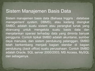 DBMS (Database Management System) | PPTX