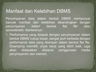 DBMS (Database Management System) | PPTX