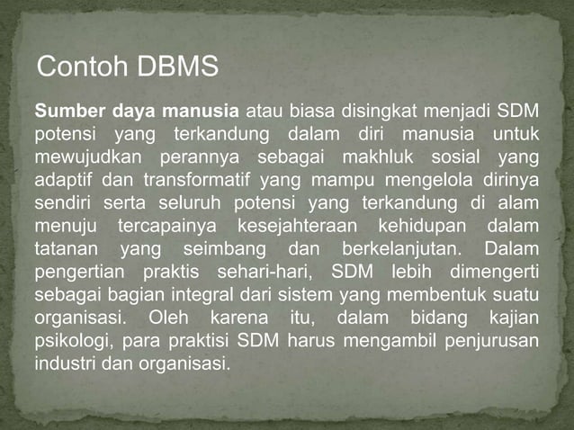 DBMS (Database Management System) | PPTX