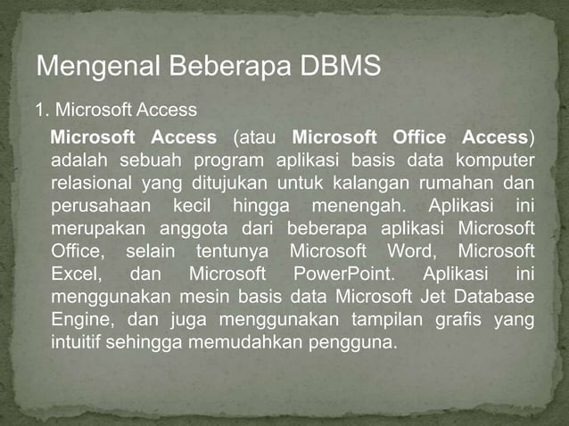 DBMS (Database Management System) | PPTX