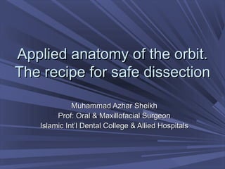 02 applied anatomy recipe for safe dissection | PPT