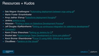 Continuous Integration - Software development lifecycle for Force.com projects | PPT