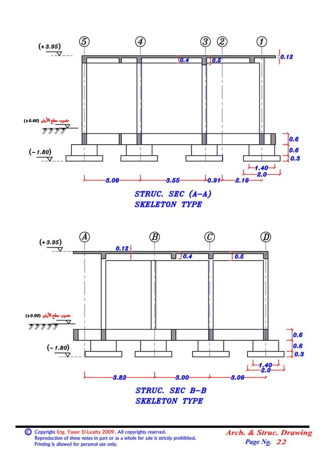 02 architectural & structural drawing. | PDF