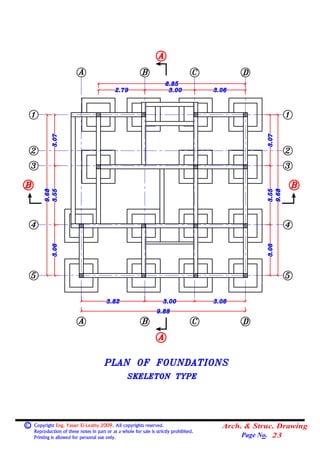 02 architectural & structural drawing. | PDF