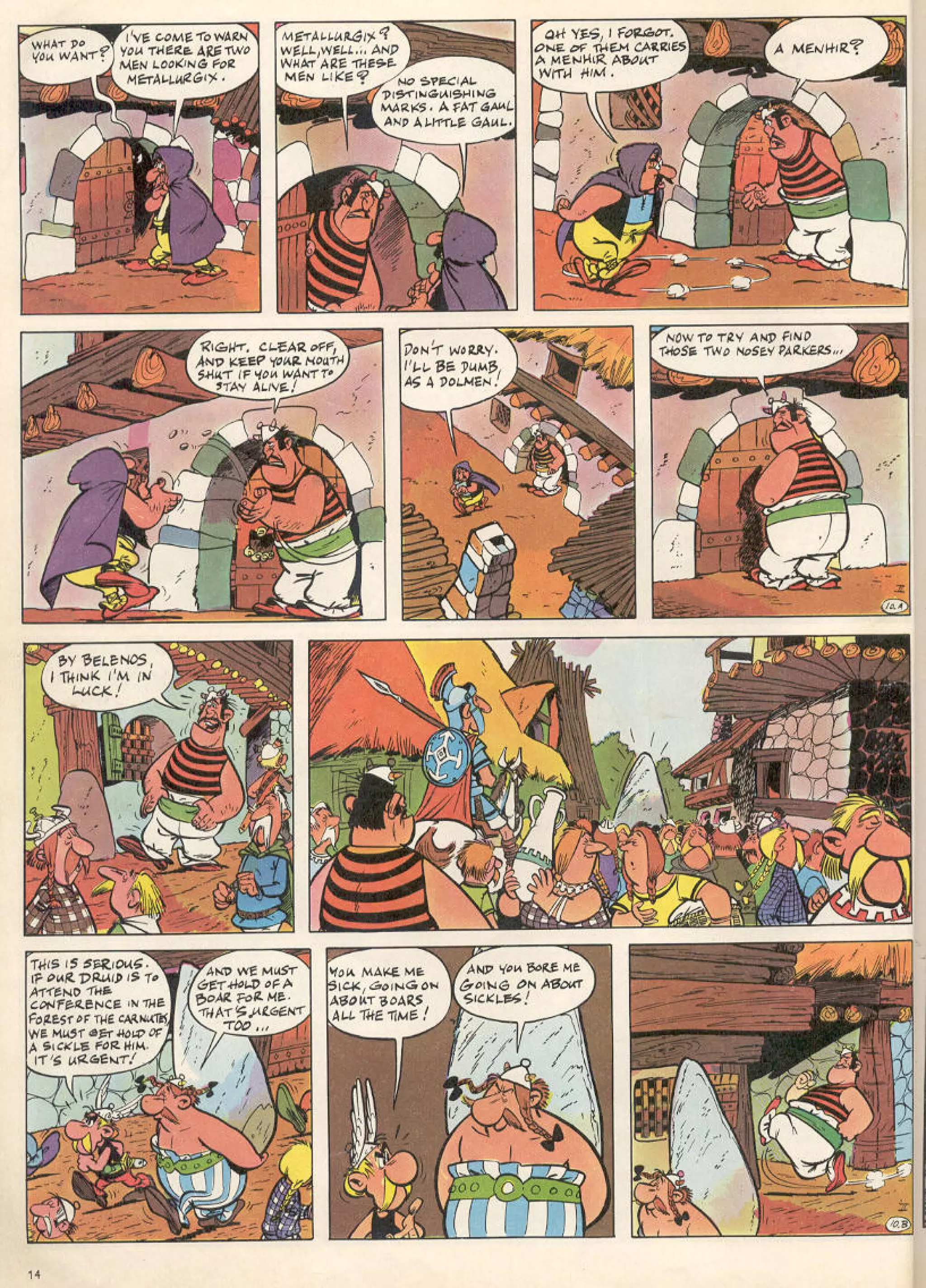 02 asterix and the golden sickle | PDF