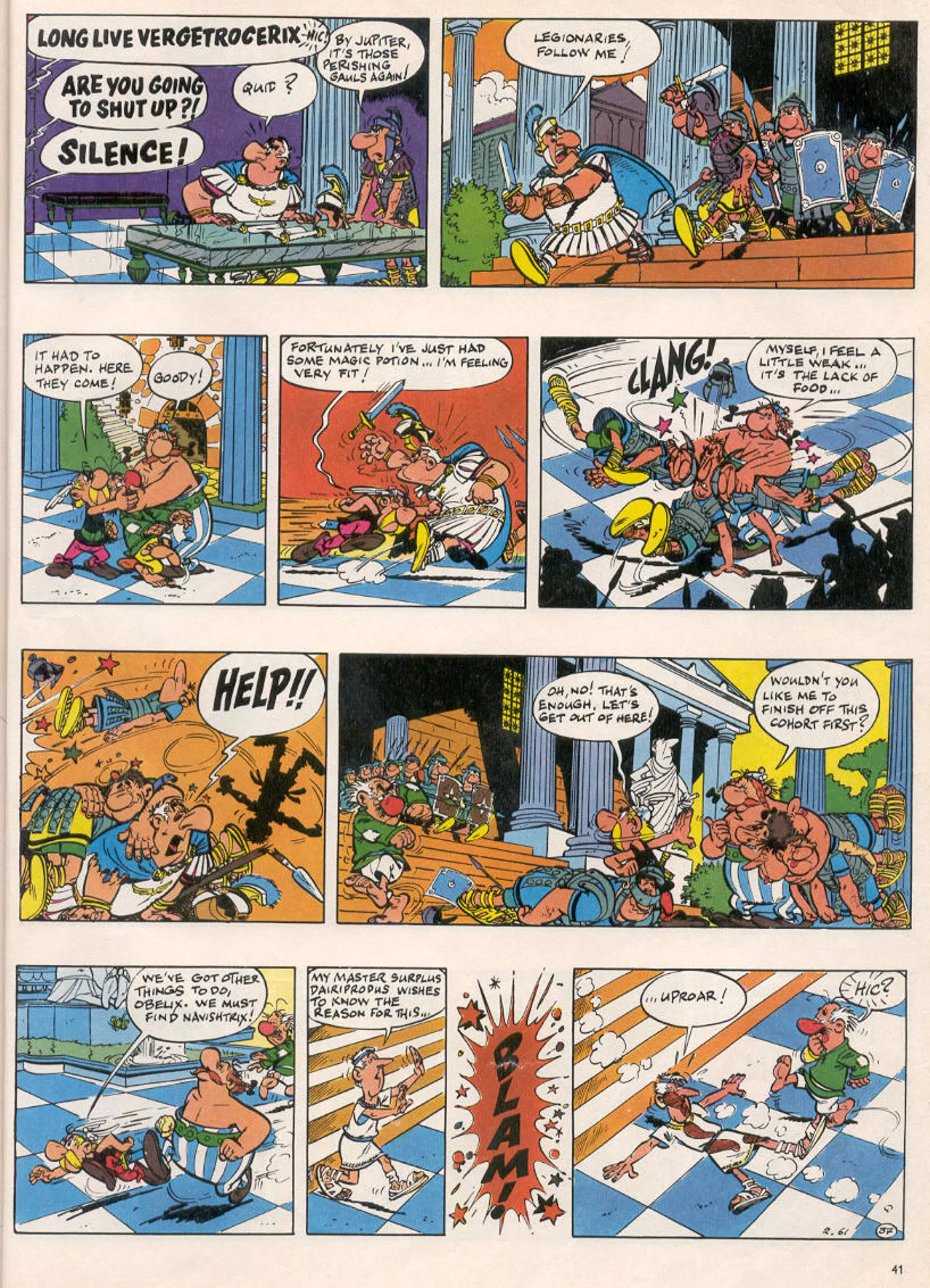 02 asterix and the golden sickle | PDF