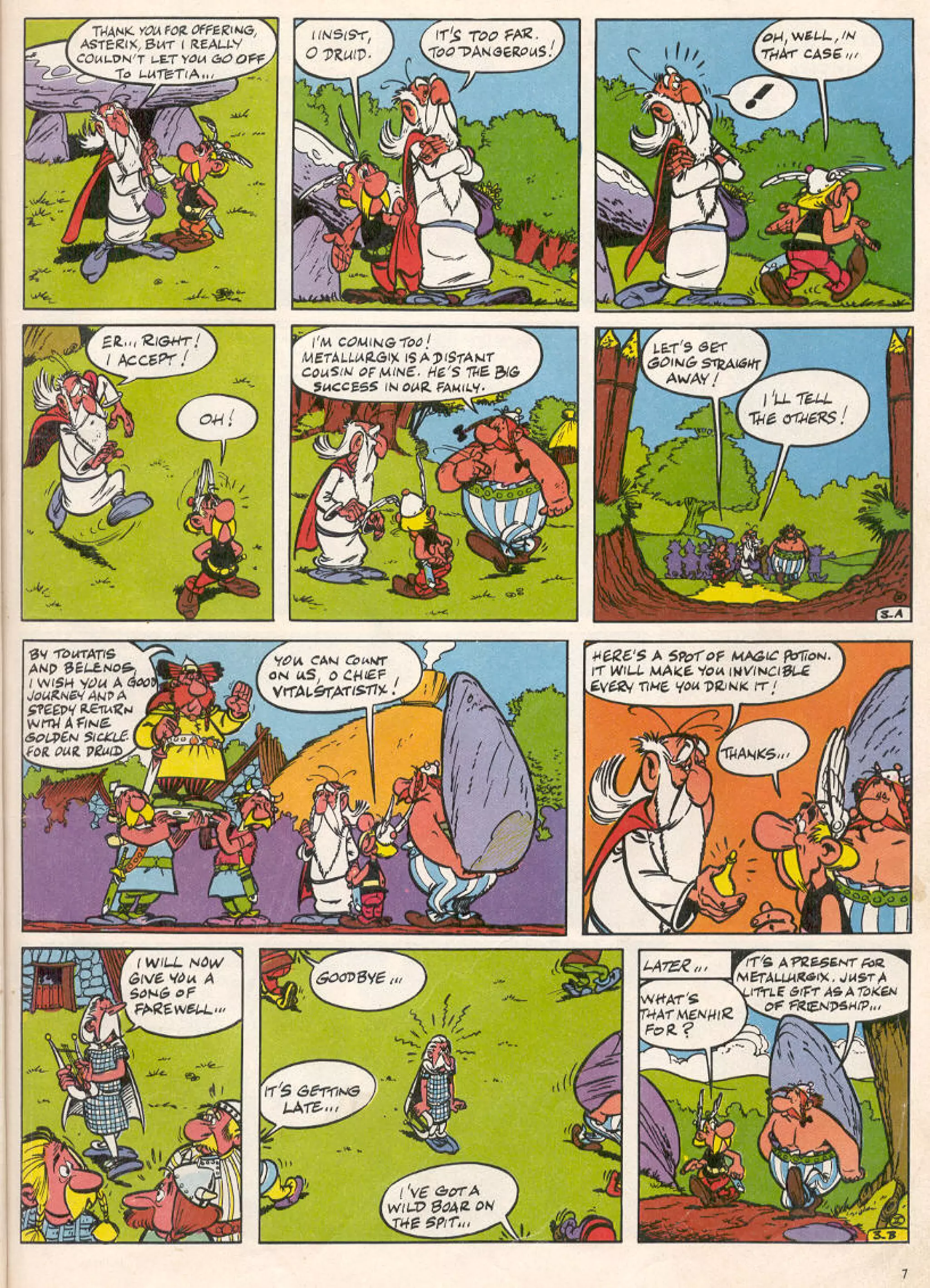 02 asterix and the golden sickle | PDF