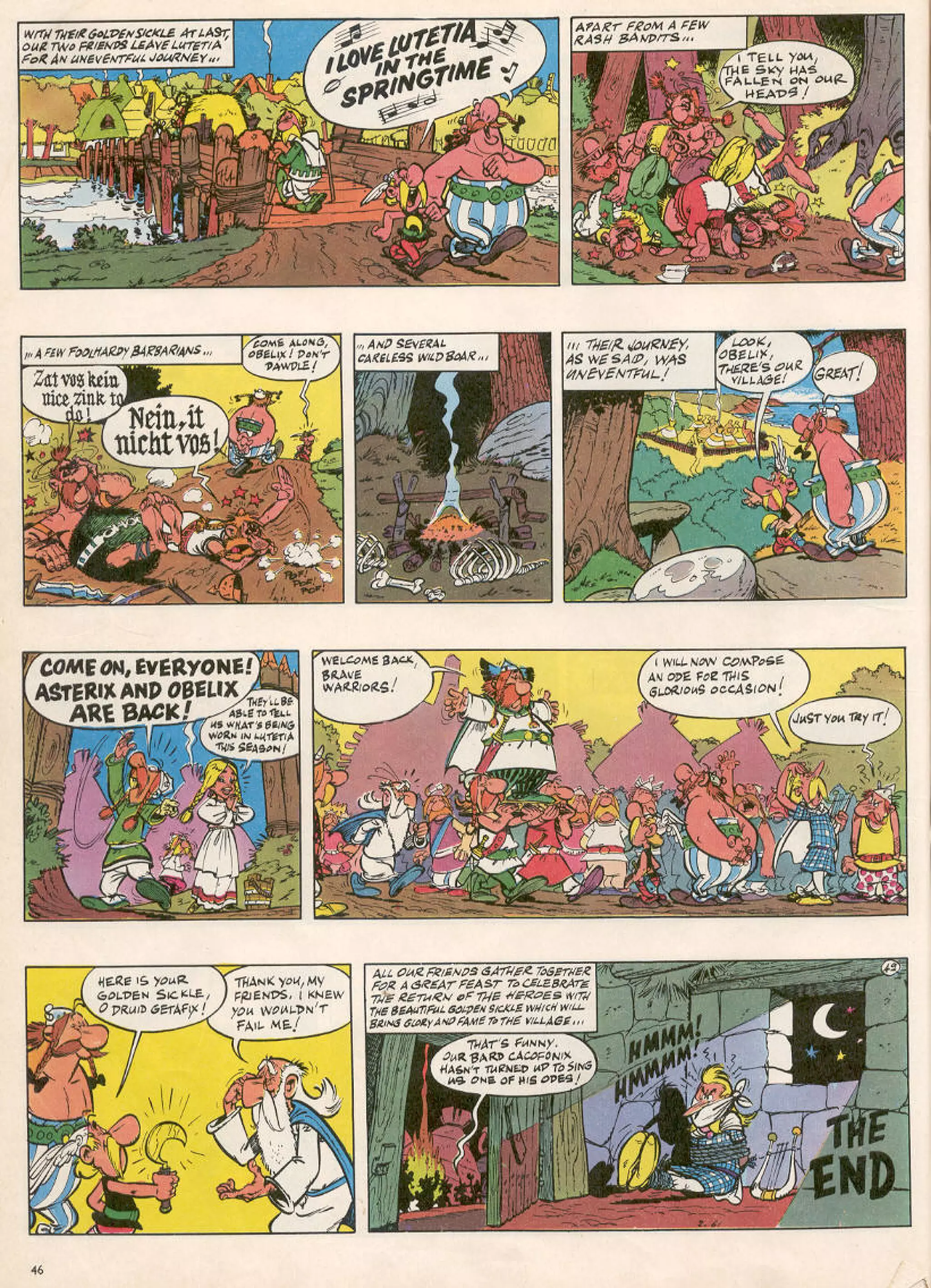 02 asterix and the golden sickle | PDF
