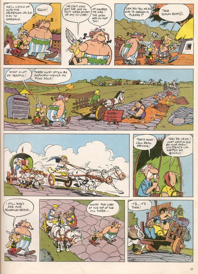 02 asterix and the golden sickle | PDF